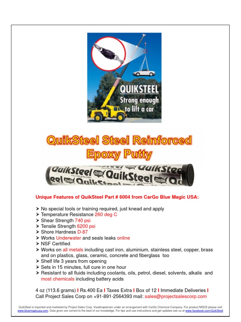 QuikSteel Ad - Strength | PDF