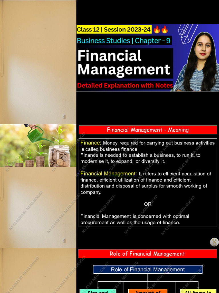 Financial Management Notes 23-24 | PDF