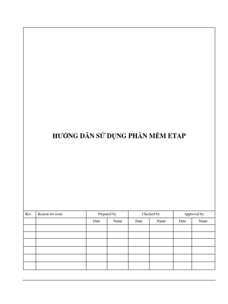 HUONG DAN SU DUNG PHAN MEM ETAP - Rev.F | PDF
