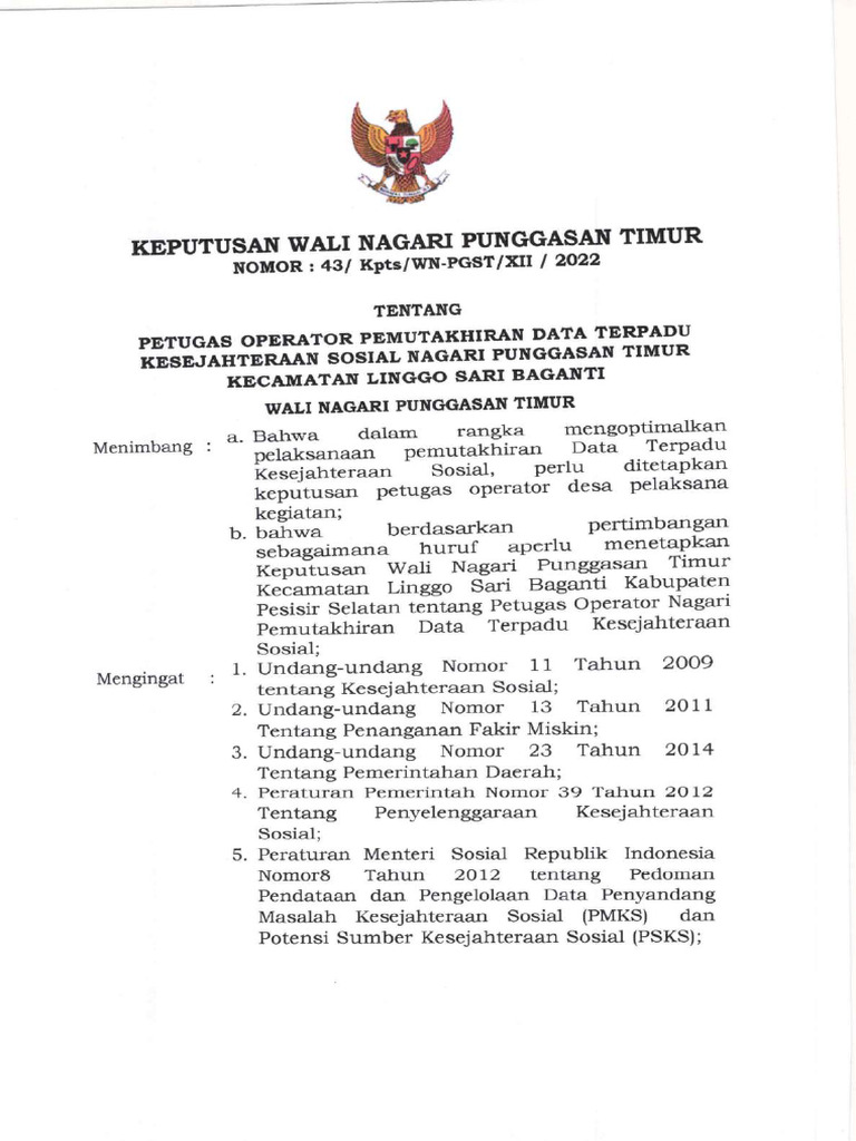 SK OPERATOR DTKS NAGARI PUNGGASAN TIMUR-compressed | PDF