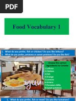 Homework #4 - Food Vocabulary | PDF | Western Cuisine | Regional ...