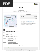 OlaCabs Invoice | PDF | Invoice | Payments
