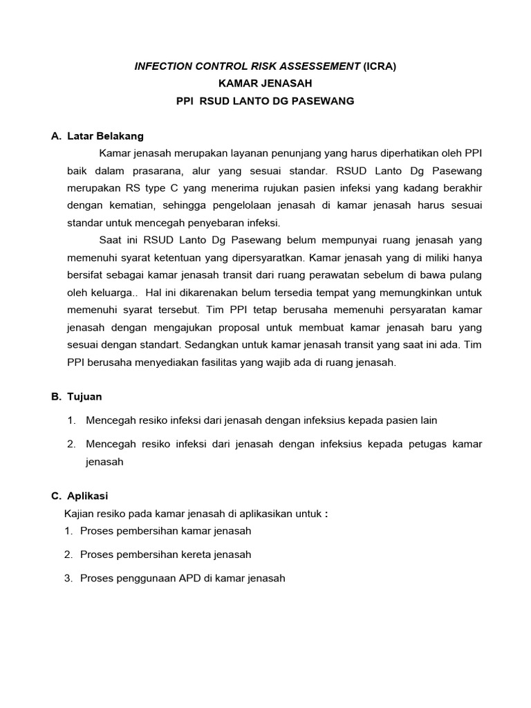 Icra Kamar Jenazah | PDF