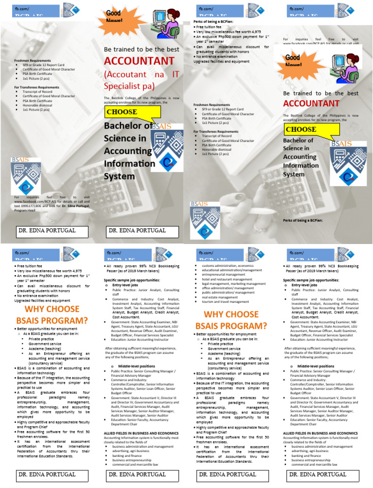 Flyers Bsais New 1 | PDF | Audit | Accounting