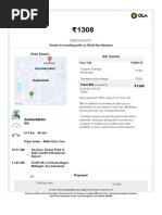 OlaCabs Invoice | PDF | Invoice | Payments