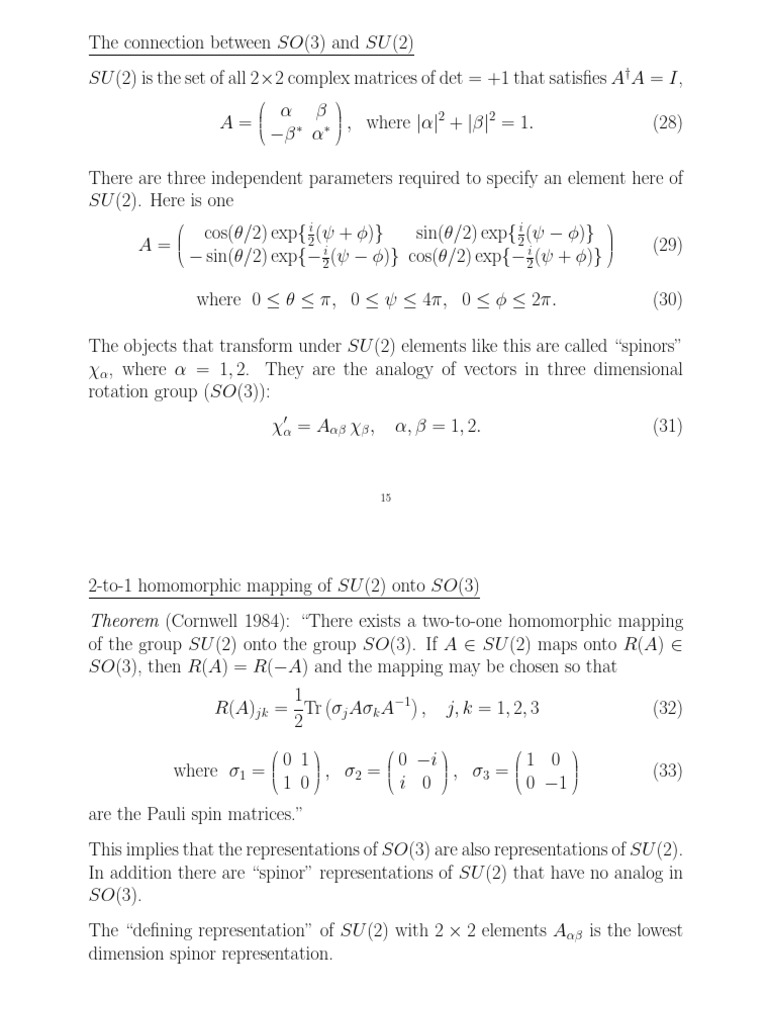 Lie Algebra | PDF