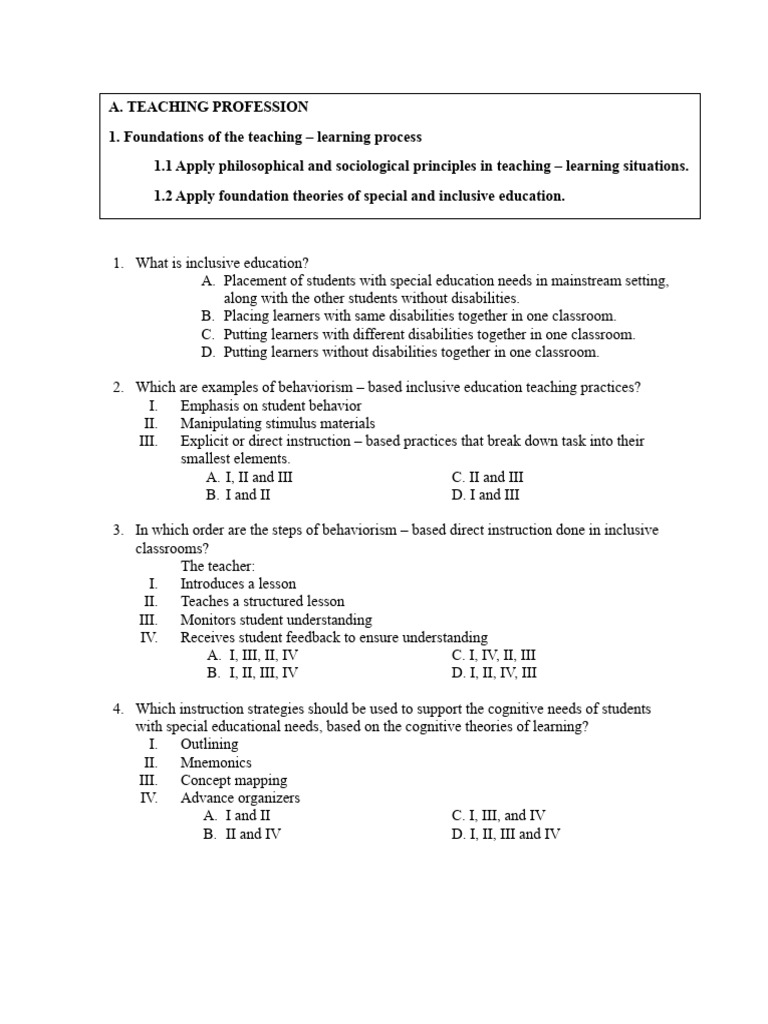 ProfEd Complete | PDF | Curriculum | Teachers
