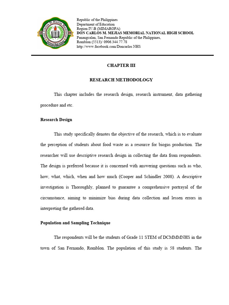 Chapter-III-Methodology | PDF