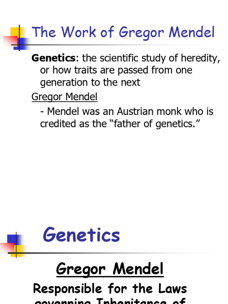 Mendelian Genetics | PDF