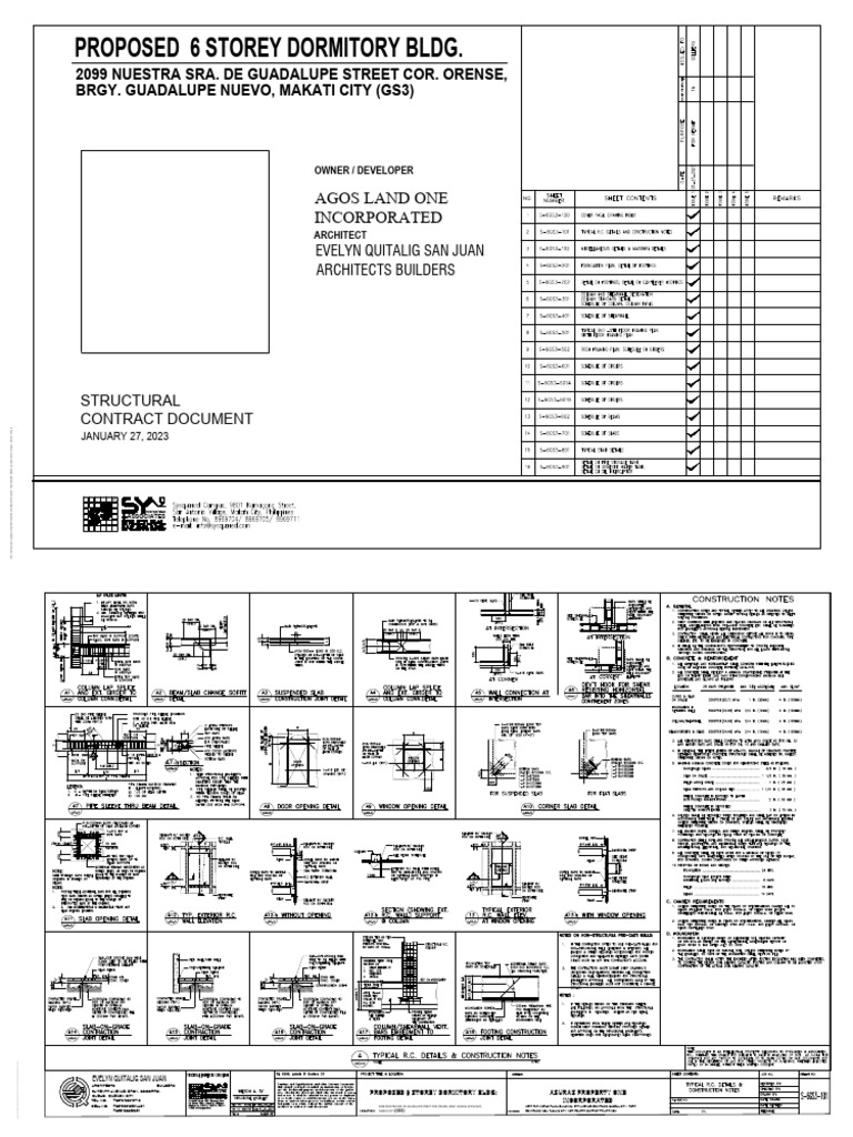 Structural Reference Plan | PDF | Makati