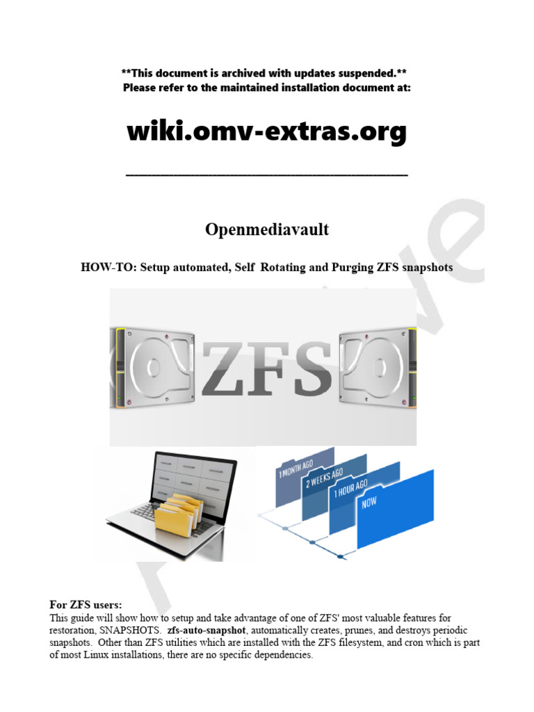 HOWTO-Automated ZFS Snapshots | PDF