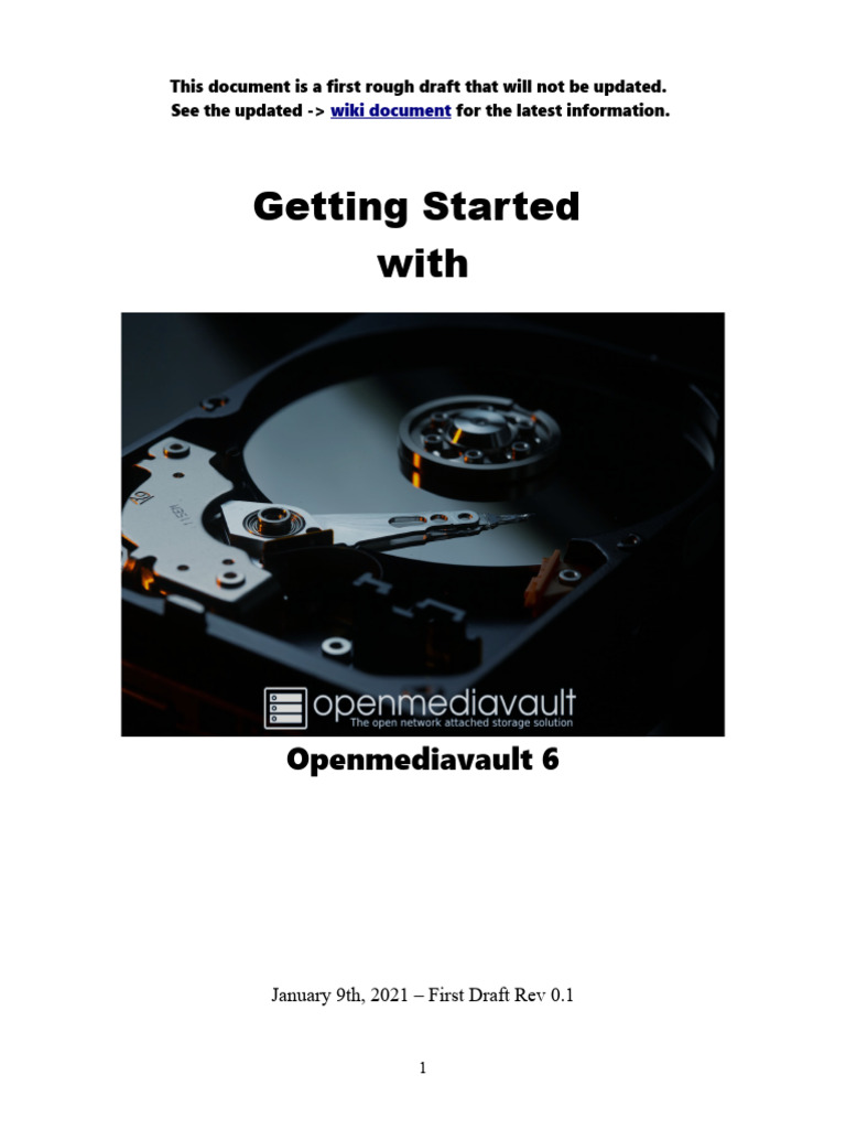 Getting Started-OMV6 | PDF | Usb Flash Drive | Booting