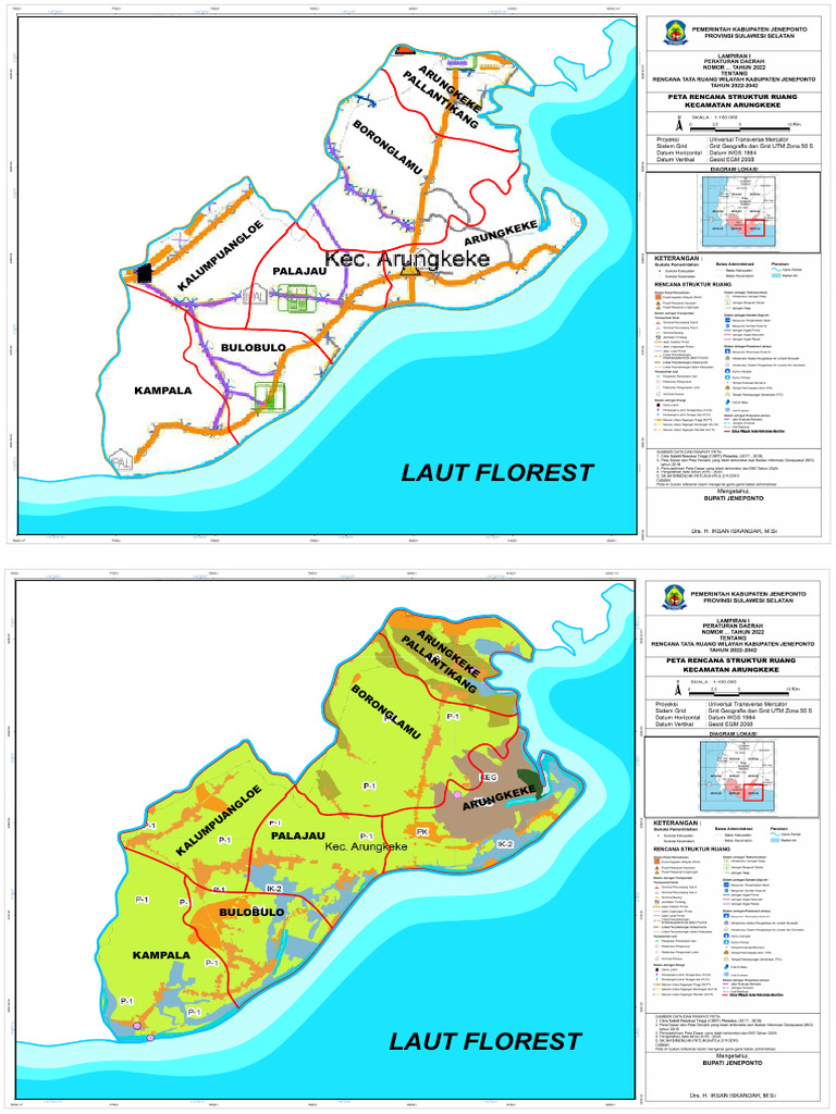 Peta Arungkeke Kabupaten jeneponto | PDF