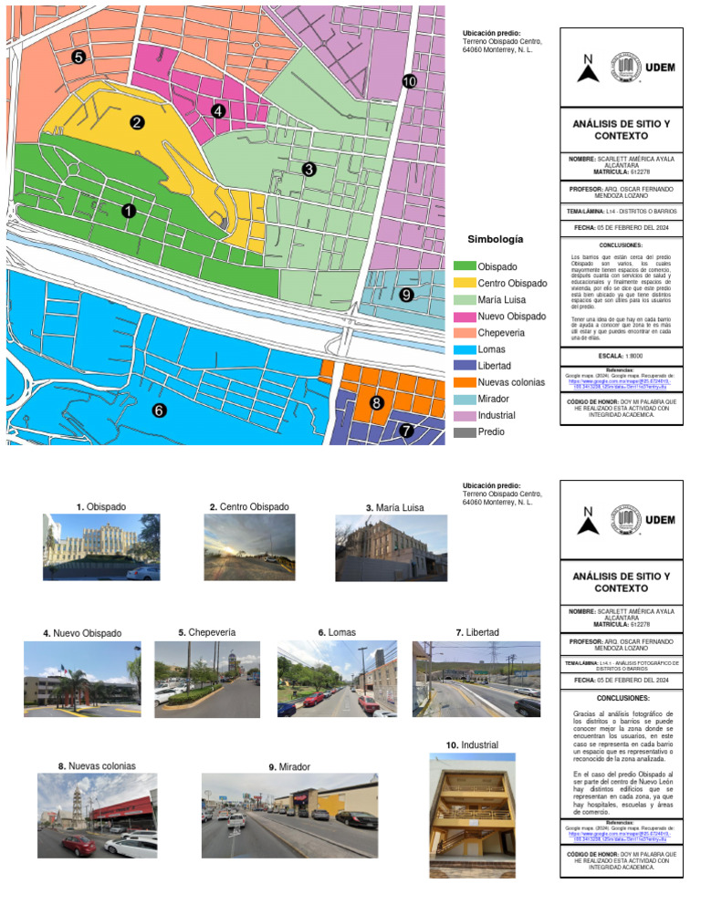 Análisis de Barrios en Obispado | PDF