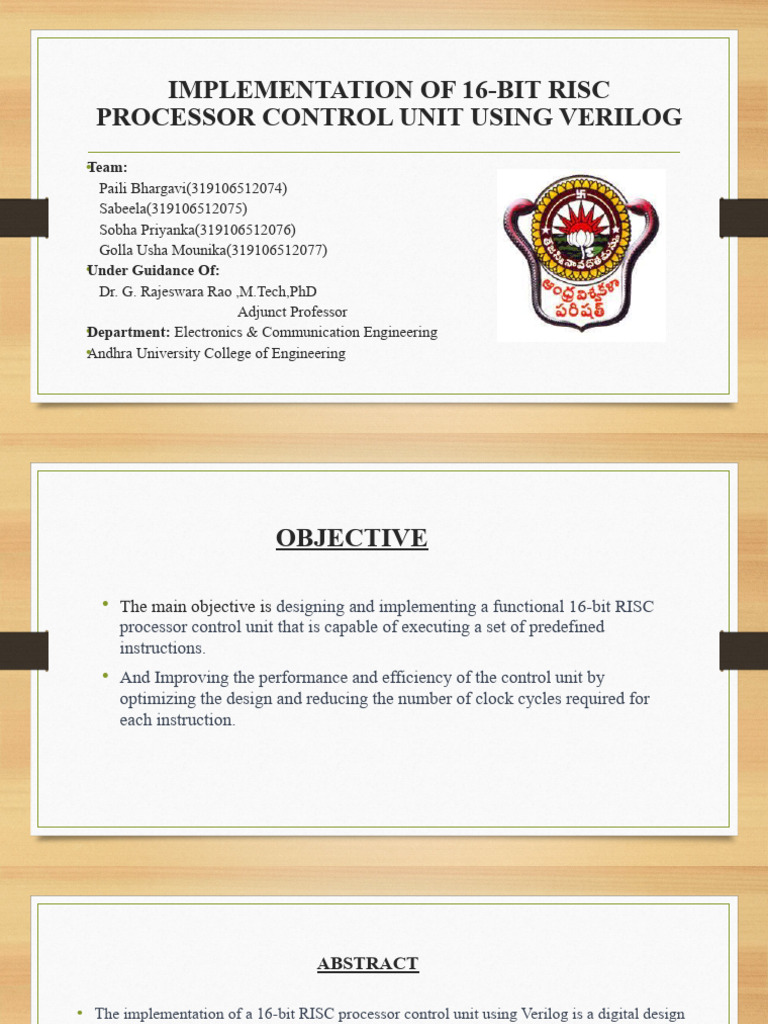 Controlunit PPT - PPX | PDF | Central Processing Unit | Field Programmable Gate Array