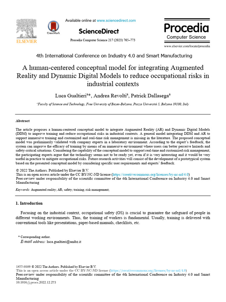 A Human Centered Conceptual Model For Integrating Augmented - 2023 ...