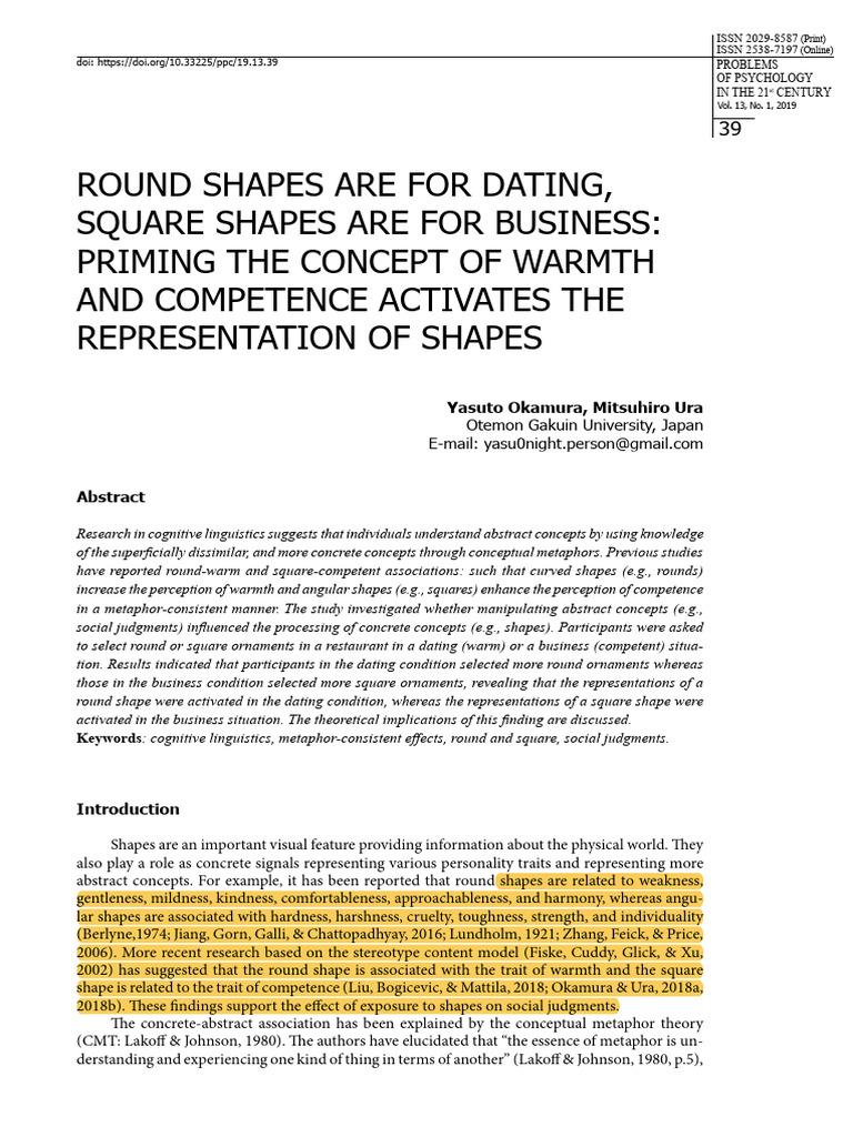 Round Shapes and Square Shapes Representation of Shapes | PDF | Concept | Analysis Of Covariance