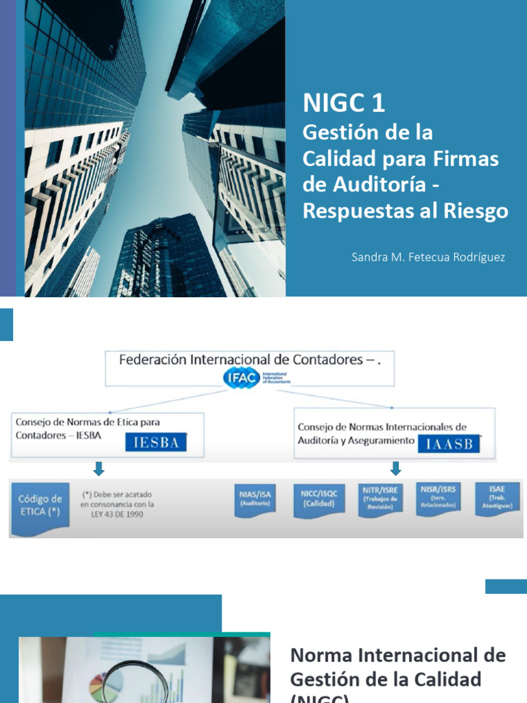 Presentación 4 - NIGC 1 Norma Internacional de Gestión de La Calidad | Descargar gratis PDF ...
