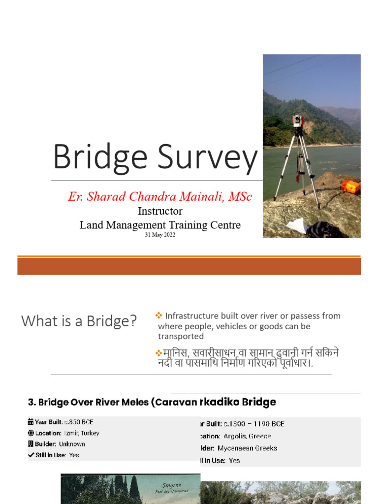 Bridge Survey and Design Guide | PDF