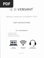 Versant English Placement Test Answers | PDF | Linguistics | Human ...