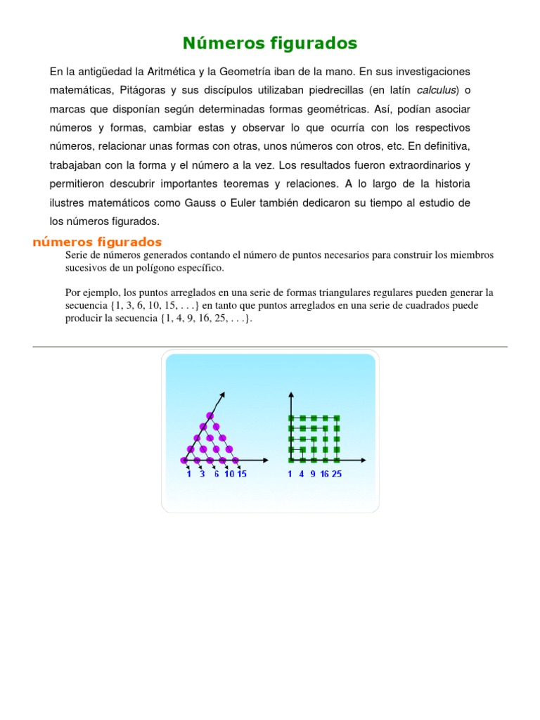 Números Figurados | PDF