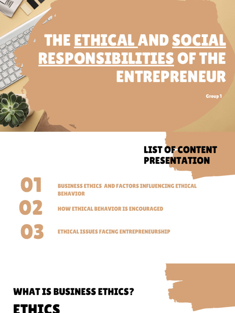 Business Ethics | PDF | Entrepreneurship | Business Ethics