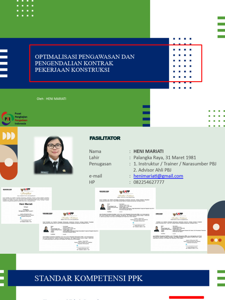 Manajemen Kontrak Konstruksi - HM | PDF | Teknologi & Rekayasa