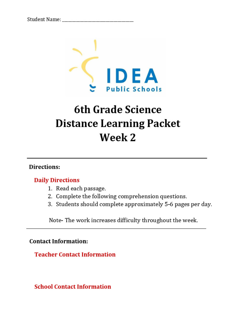 6 Science 2 | PDF