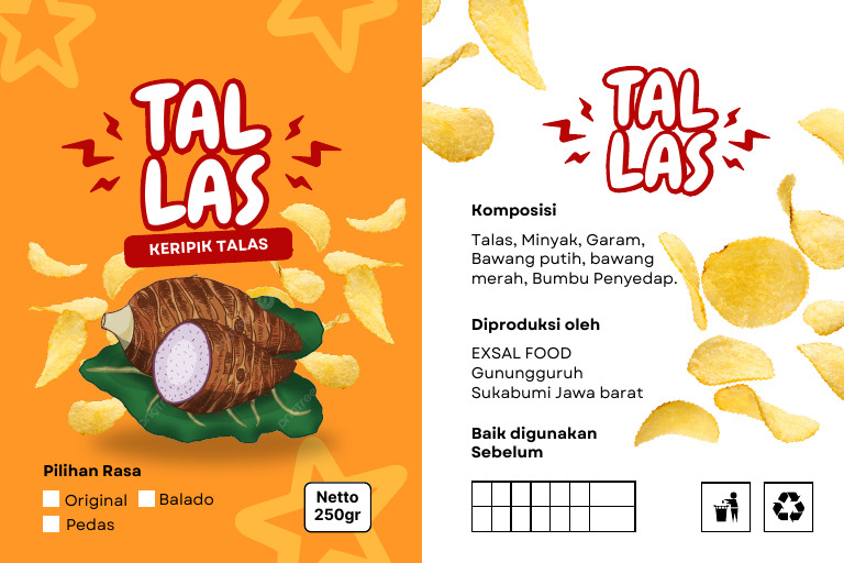 Label Kemasan Kuning Ilustratif Simpel Keripik Kentang_20240306_142908 ...
