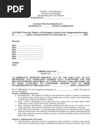 Ra 11148 Barangay Resolution | PDF | Health Sciences