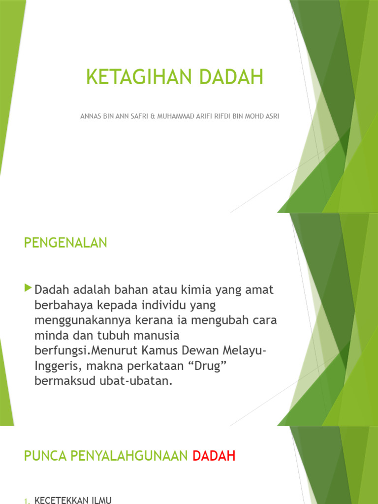 Ketagihan Dadah | PDF