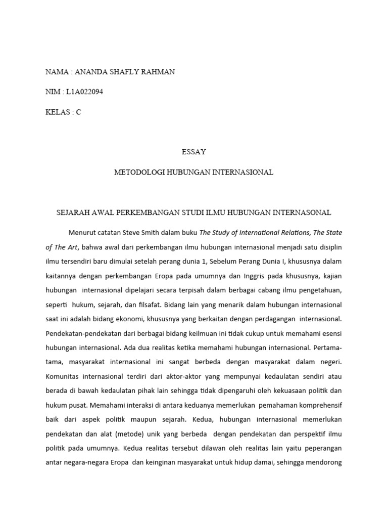 Metodologi HI | PDF | Ilmu Sosial | Sejarah