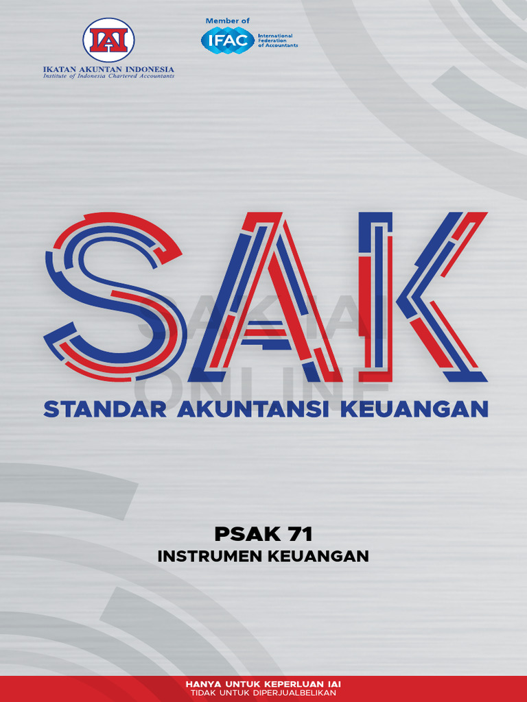 PSAK 71 - Instrumen Keuangan | PDF