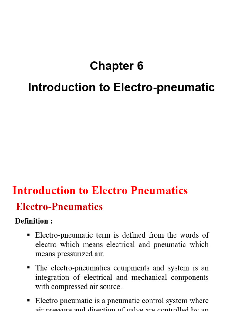 Electro Pneumatics | PDF | Relay | Switch