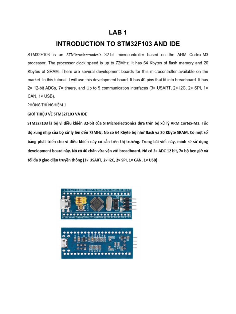 TNVXL VDK STM32F103 | PDF