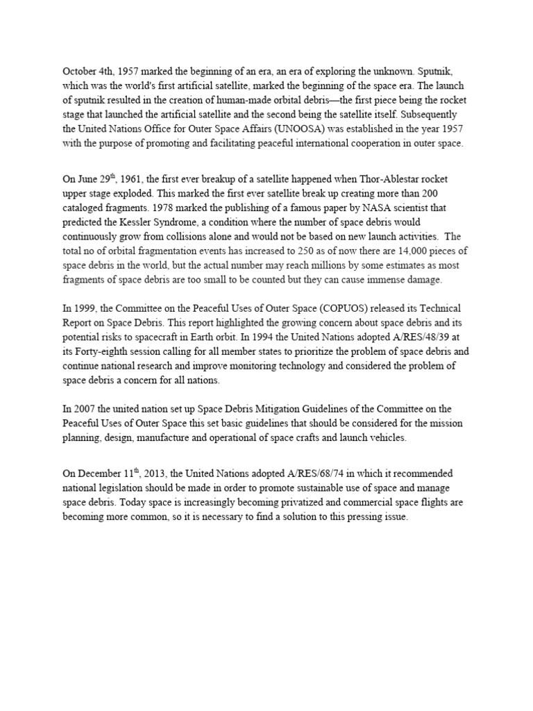 October 4th 1957 Marked The Beginning of A Era | PDF