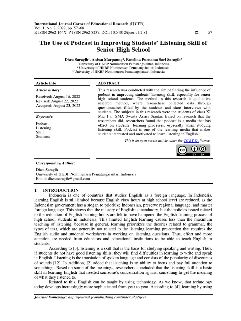 Ijcer Vol 1 No 1 81 PDF Educational Technology Teachers