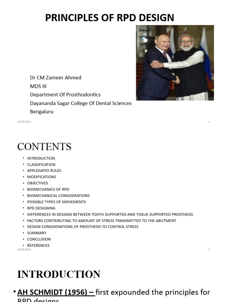 Principles of RPD Design and Biomechanics | PDF | Lever | Dentures