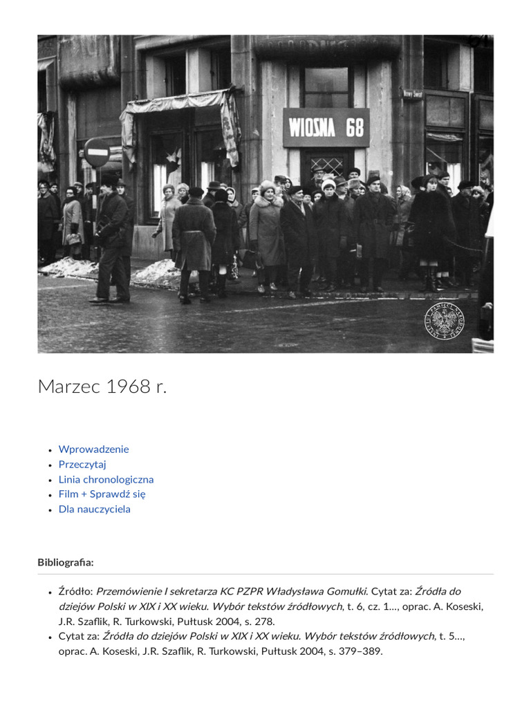 Marzec 1968 R | PDF