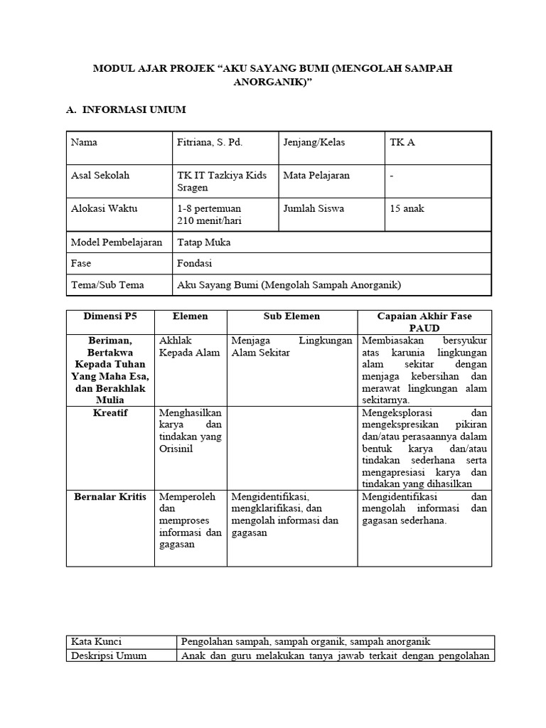 Aku Sayang Bumi | PDF