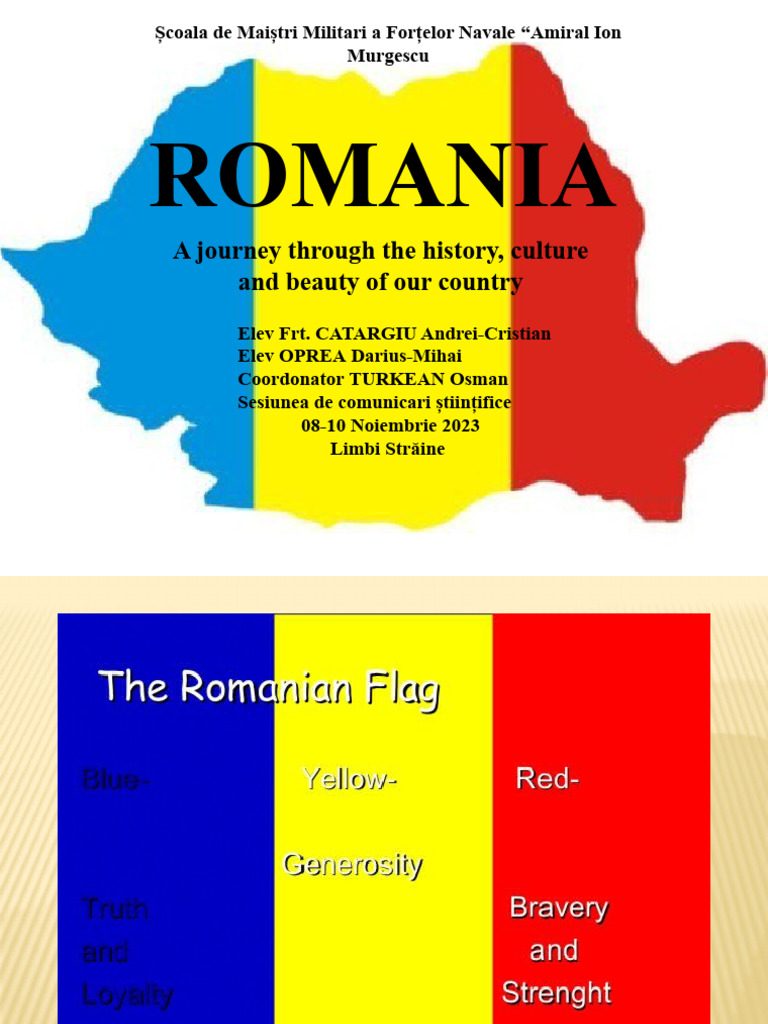 Proiect Engleza Romania Catargiu Andrei Si Oprea Darius | PDF