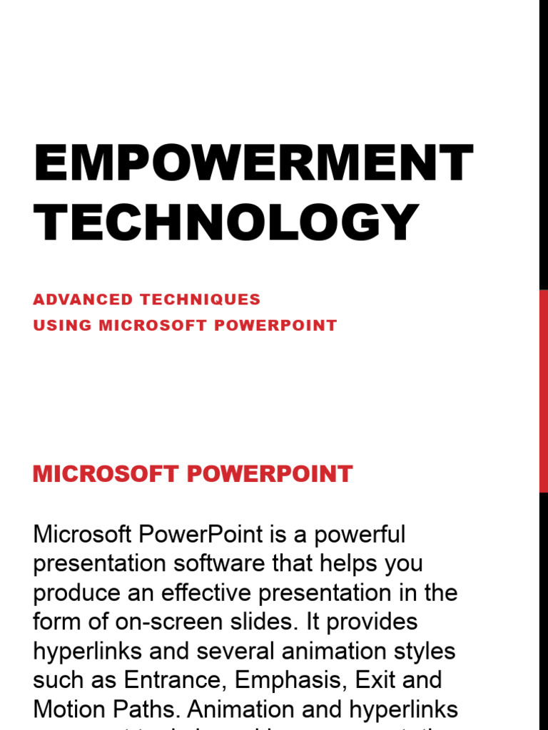 E Tech Microsoft | PDF | Microsoft Power Point | Computing