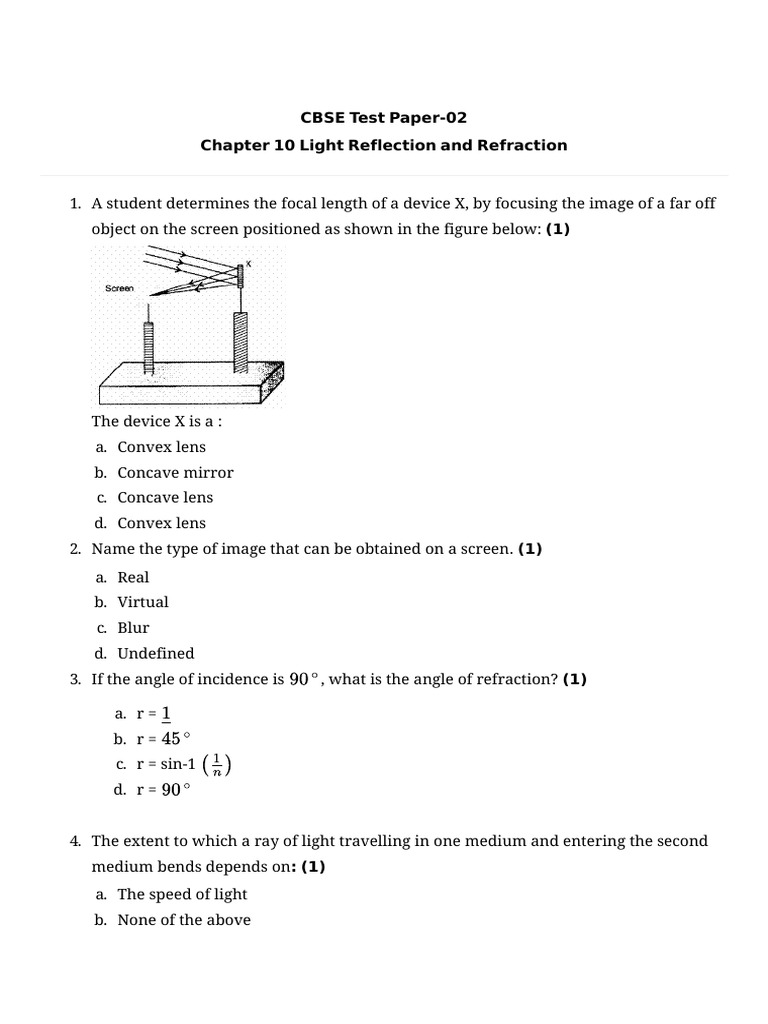 2IiWe7TKbEs6CSnG3sEo | PDF | Mirror | Refraction