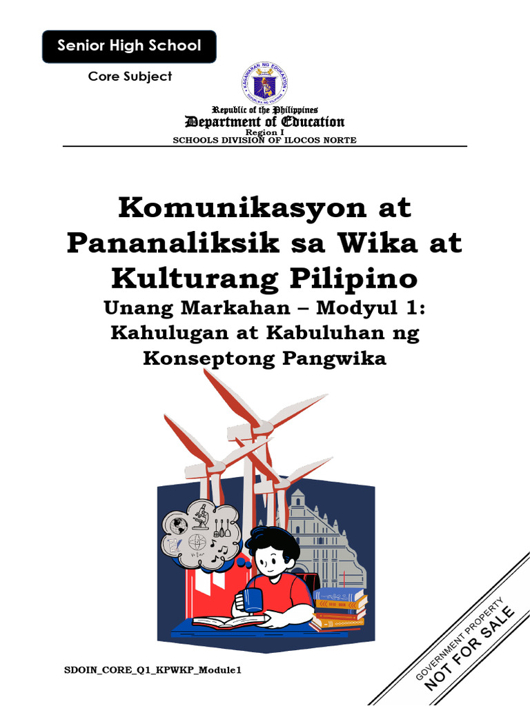 CORE - KPWKP - Q1 - Mod 1 - W1 - Kahulugan - at - Kabuluhan - NG - Konseptong - Pangwika | PDF