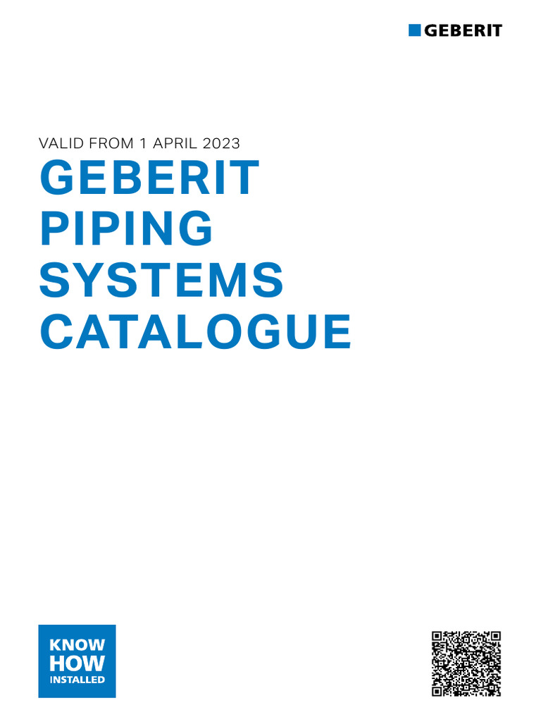 PDF Geberit Piping Catalogue 2023 en | PDF | Mechanical Engineering ...