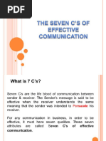 7C's of Communication Presentation | PDF | Communication | Human ...