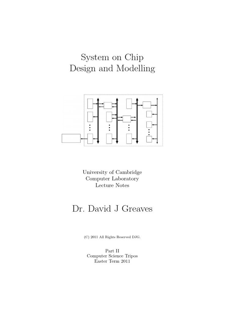 System On Chip Design and Modelling | PDF