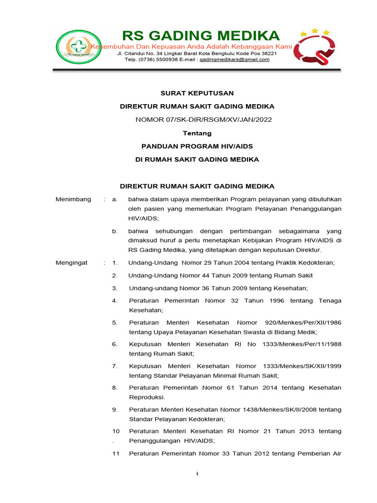 PANDUAN PROGRAM SK TIM PROGRAM HIV AIDS Upload | PDF