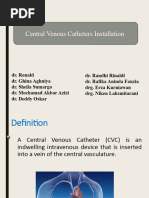 Central Venous Catheter Overview | PDF | Thrombosis | Catheter