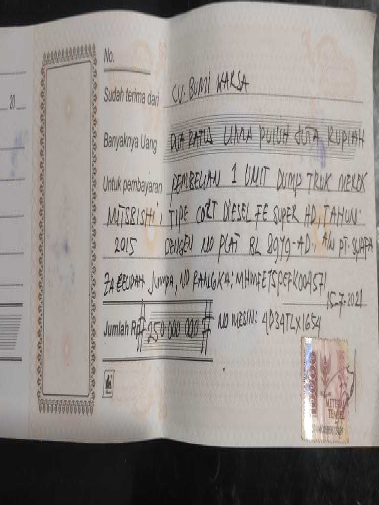 Invoice Dump Truck | PDF